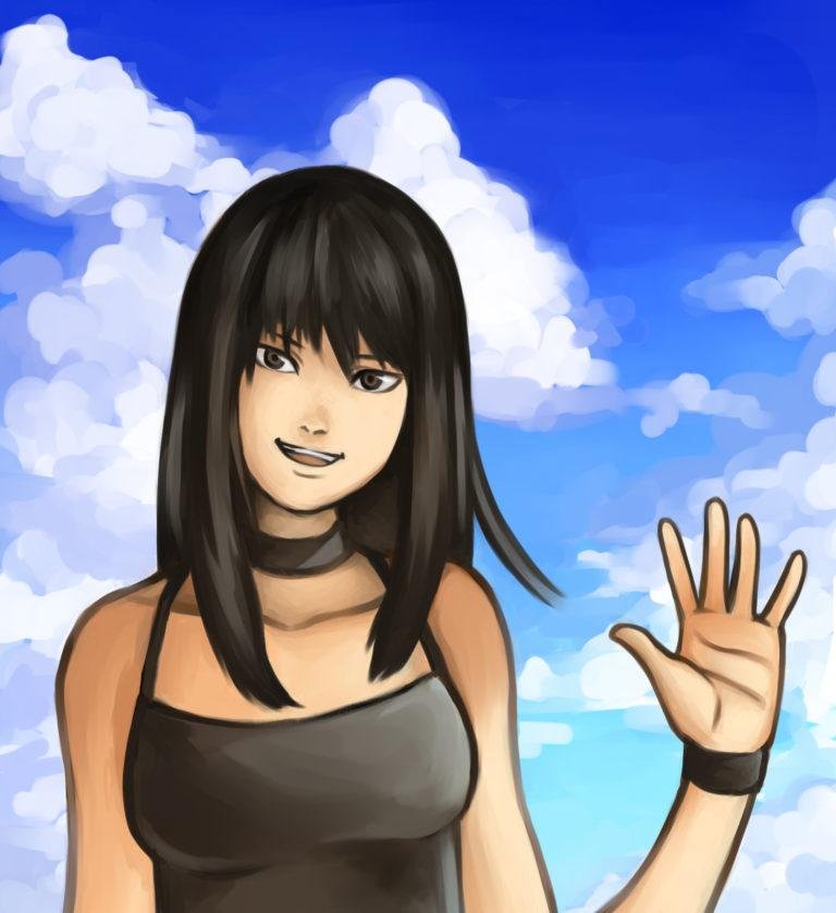 Featured Illustration #5: Misora Naomi from Death Note – THE MAGIC RAIN